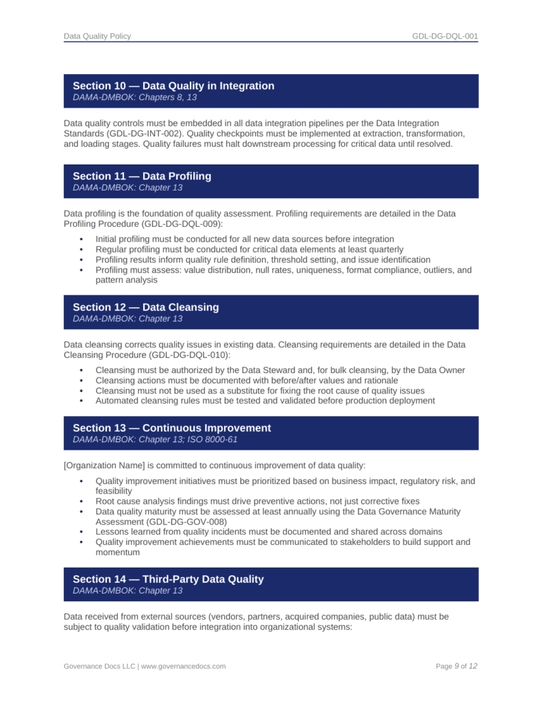 Comprehensive Data Governance Toolkit – 85 DMBOK-Aligned Templates